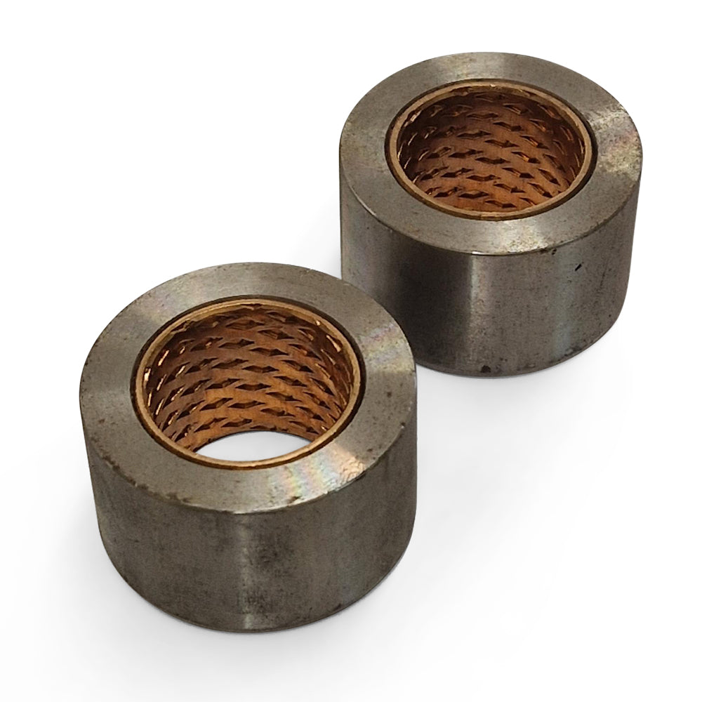 Steel sleeve + 25mm bush assy complete (pair)